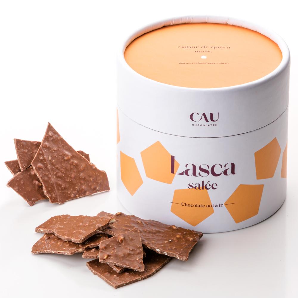 Lasca Salée Chocolate Belga Ao Leite - Estojo 200g